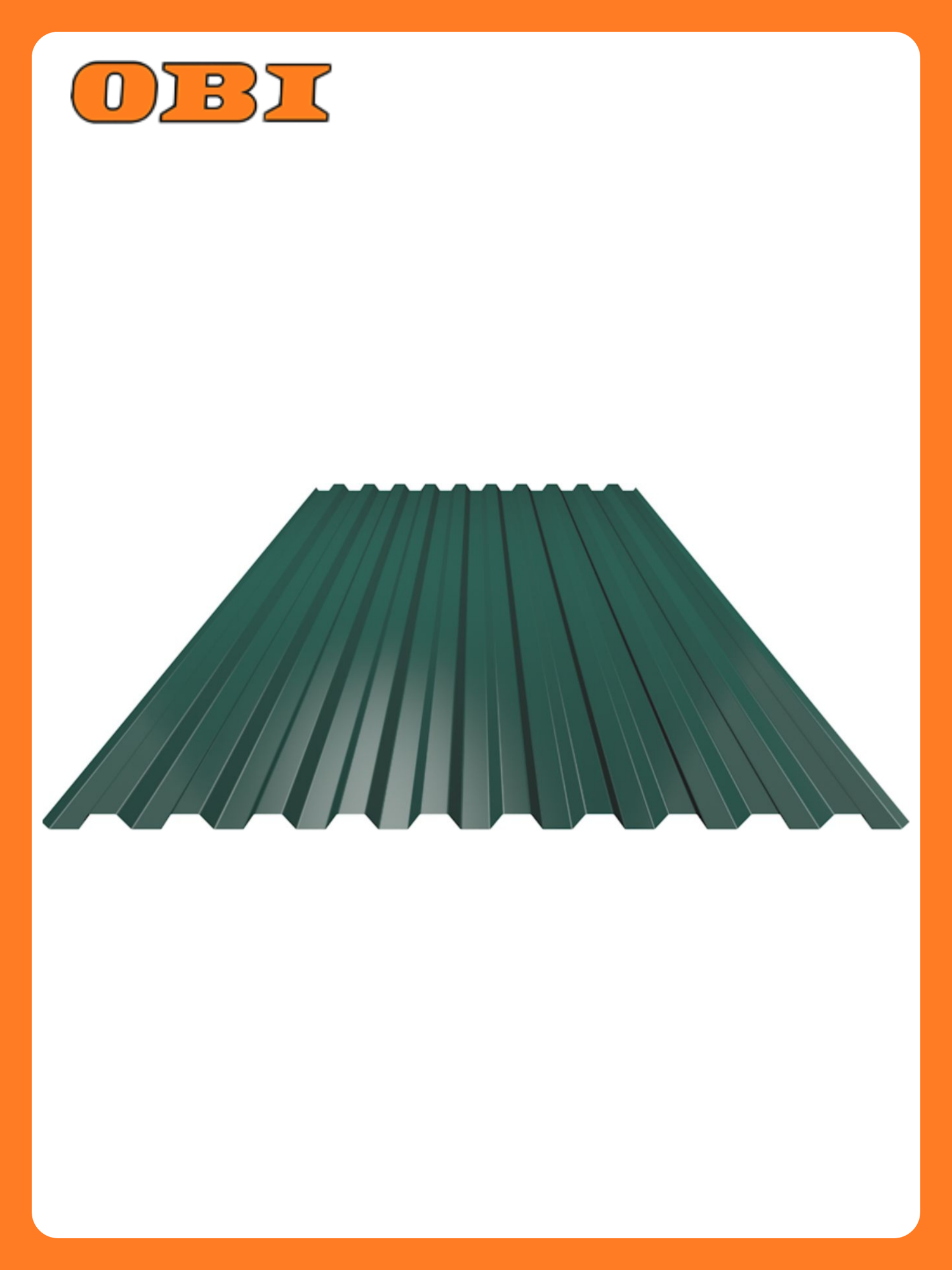 Профнастил Таврос С-21, RAL 6005, зеленый мох, 0,45х1050х2000мм