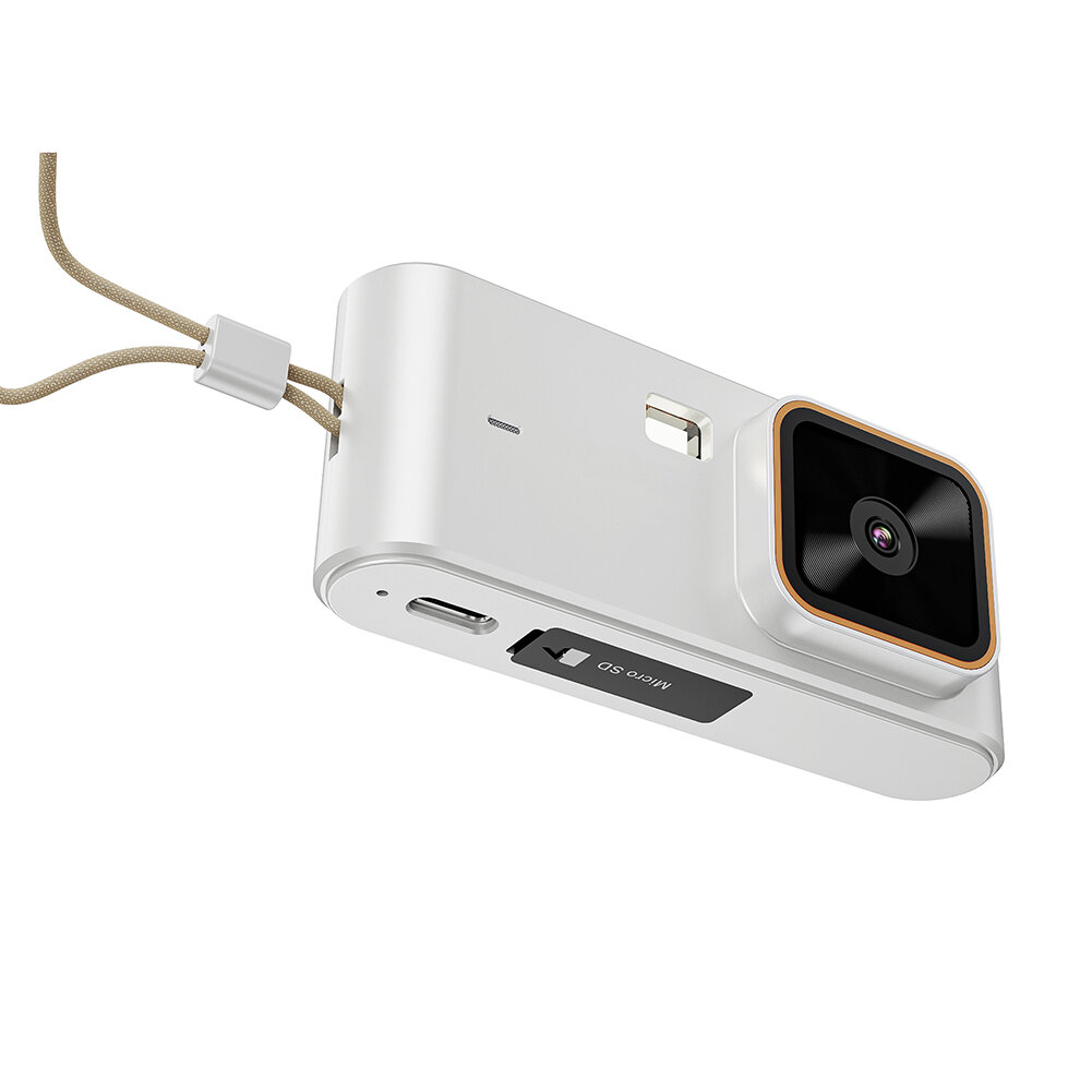 Ретро-камера 12 МП, 1080P HD, белая, 128 Гб, для новичков