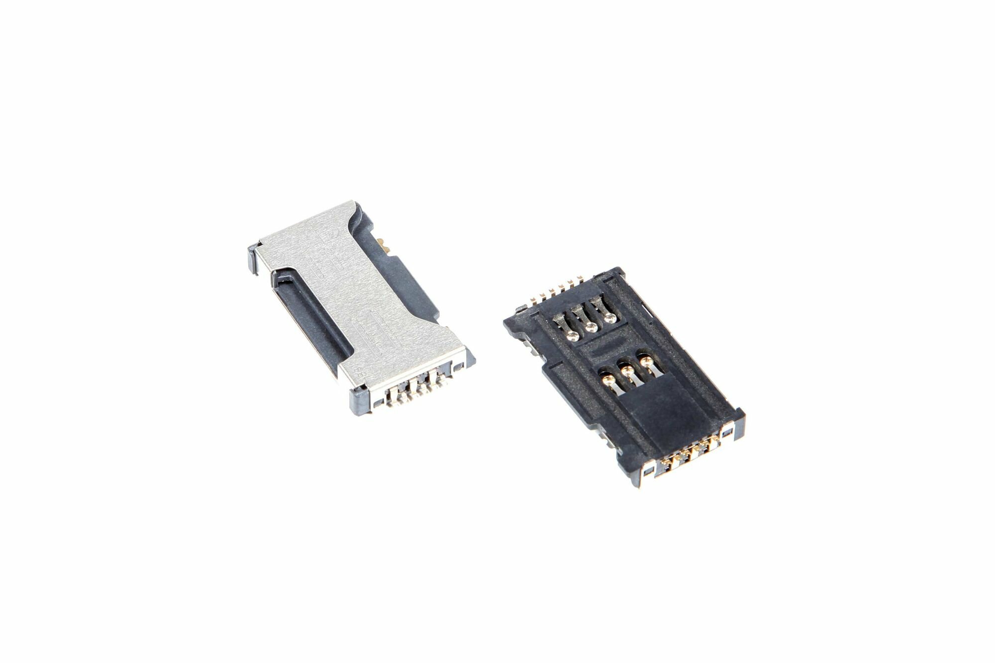 Коннектор SIM-карты (сим), mmc коннектор для Samsung S7562 (S63)