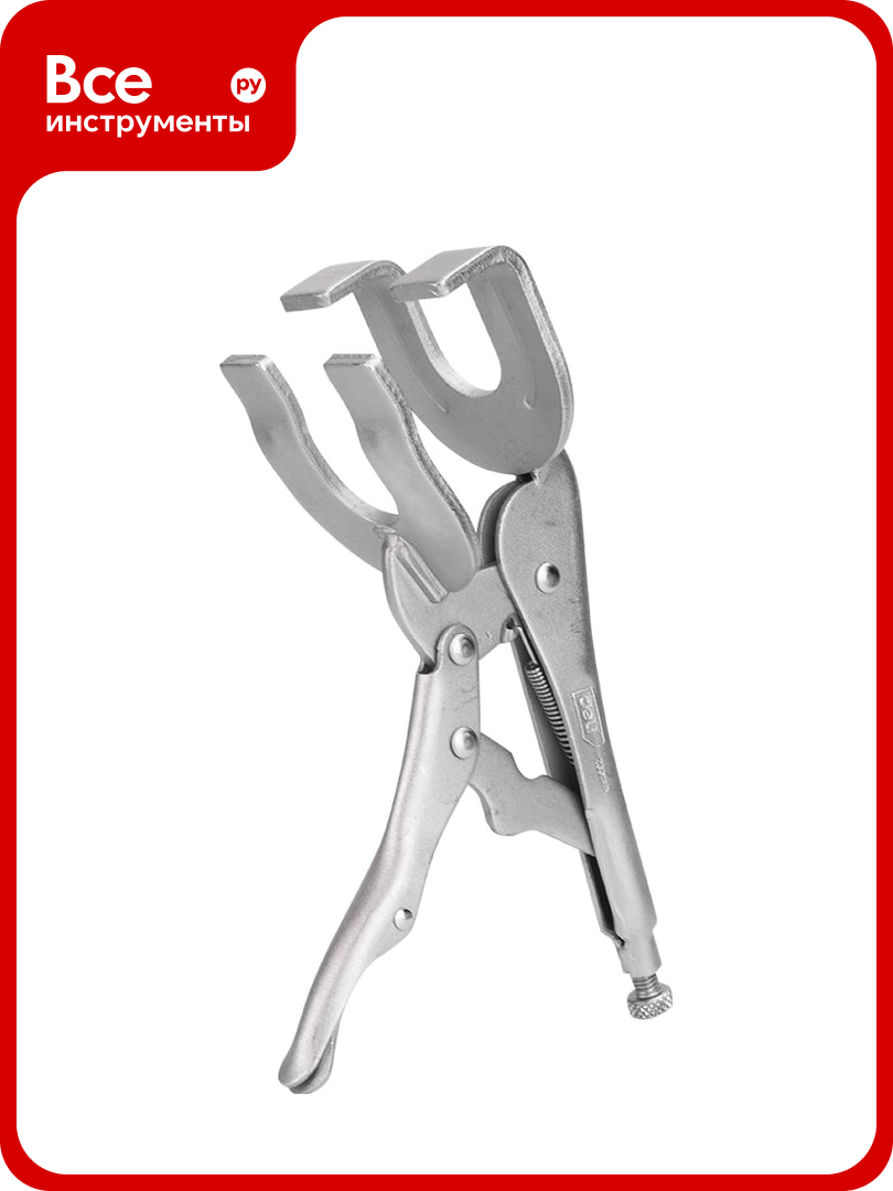 Зажимные клещи для сварки DELI dl20017 с фиксатором, 230мм, регулировочный винт, углеродистая сталь, идеальный