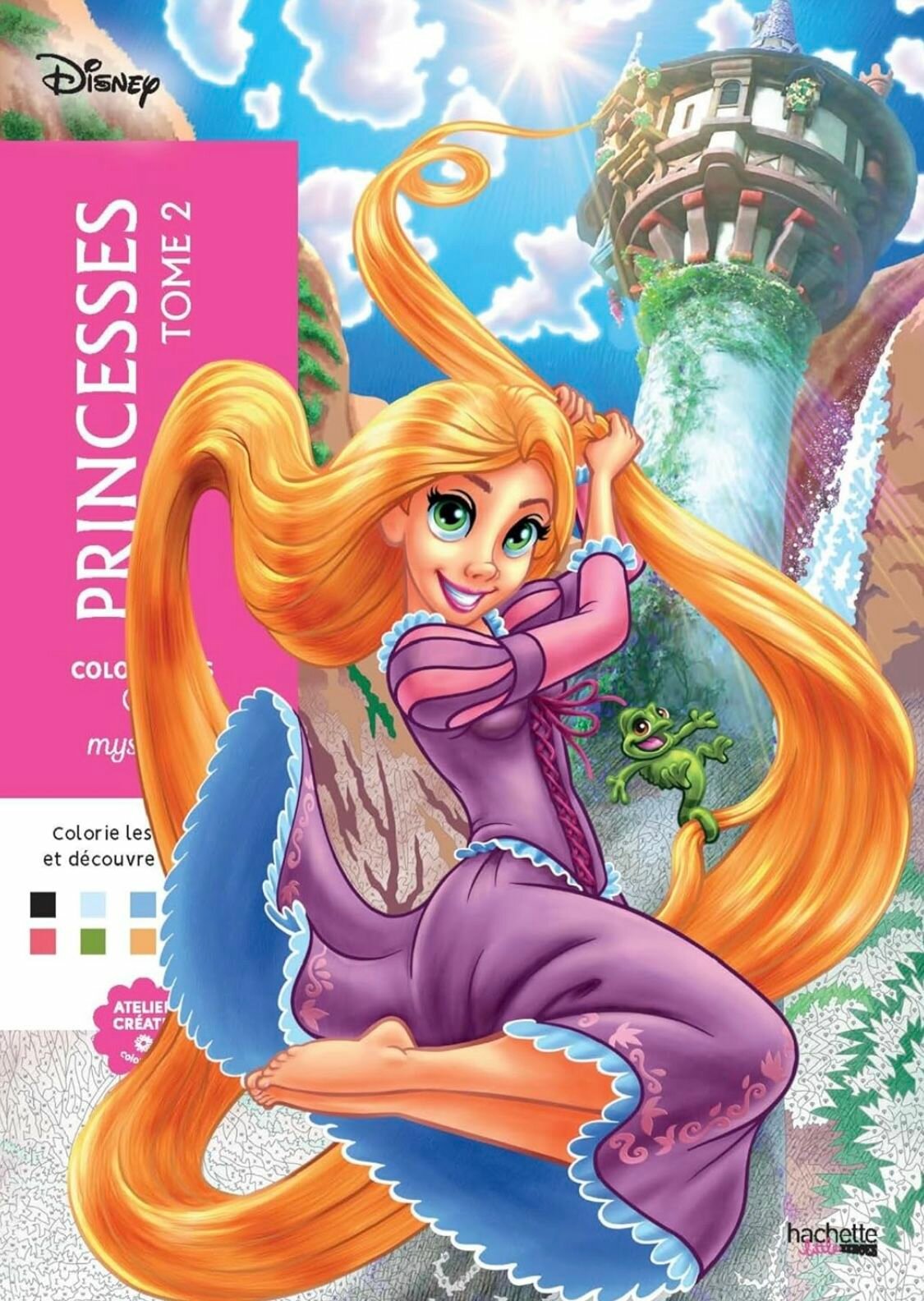 Раскраска по номерам, Coloriages mysteres Disney Princesses 2