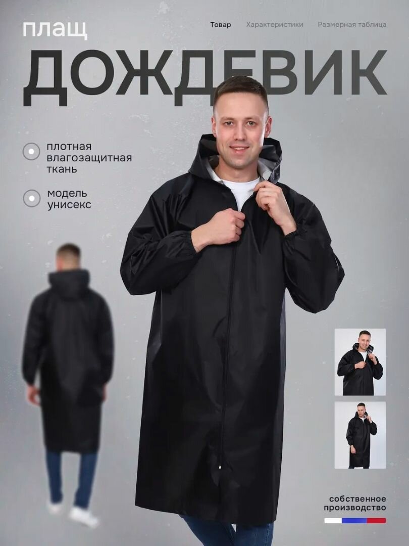 Плащ-дождевик Базовая коллекция