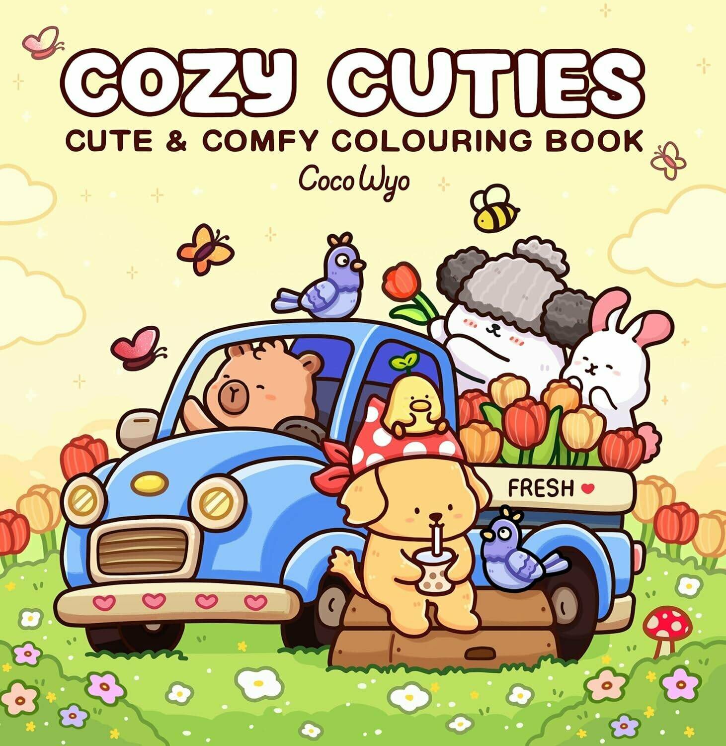 Coco Wyo. Cozy Cuties (Coco Wyo) Уютные милашки. Раскраска (Коко Вайо) /Книги на английском языке