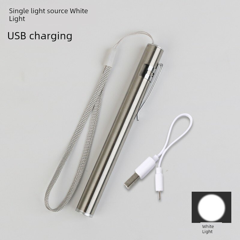 Фонарик-ручка для осмотра глаз и полости рта, портативный для утреннего обследования, для медсестер и врачей, нажимной