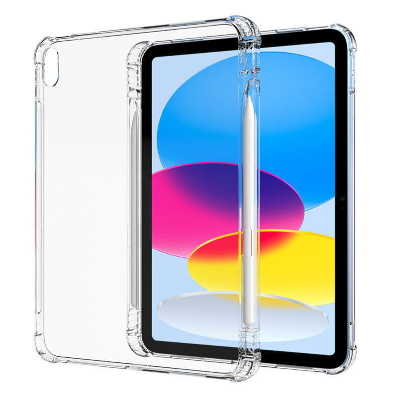 Чехол задняя-панель-накладка-бампер MyPads Tocco для iPad 10 10.9 2022 с усиленной защитой углов противоударный прозрачный