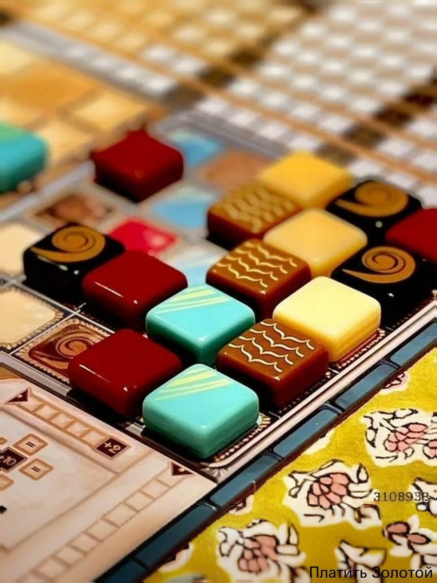 Настольная игра AZUL Master Chocolatier (Азул Шоколатье) для компании, семейная, для двоих, 2022 (8/10*) языконезависимая