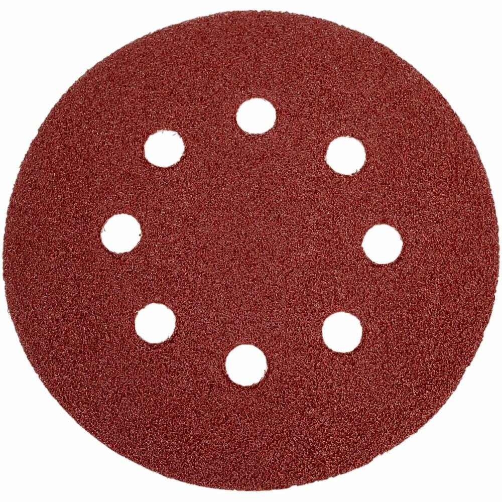 Круг шлифовальный 125 мм, А80 (14А 20/Р80), с отверстиями, 5 шт Tsunami DA61A0112500080