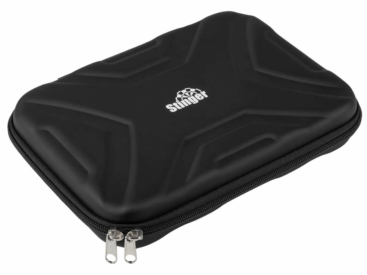 Чехол для дротиков дартс Stinger футляр для 9 дротиков, с отделениями под оперение, черный