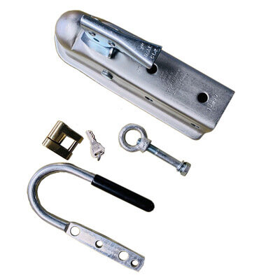 Стандартный прямой чехол для прицепа, соединитель прицепа, чехол для шарового соединения прицепа, аксессуары для прицепа с антипотерянным безопасным штифтом 2X2