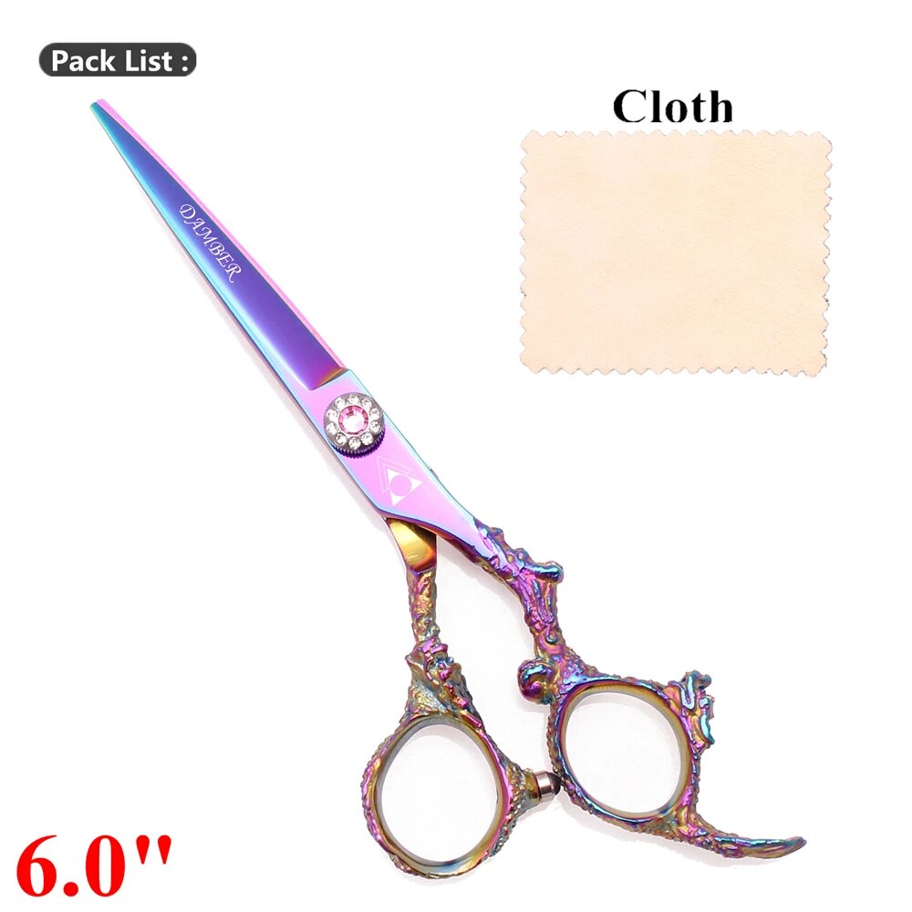 DAMBER Ножницы для волос 5.5" & 6.0", 440C 9005 Cai Ping 6.0