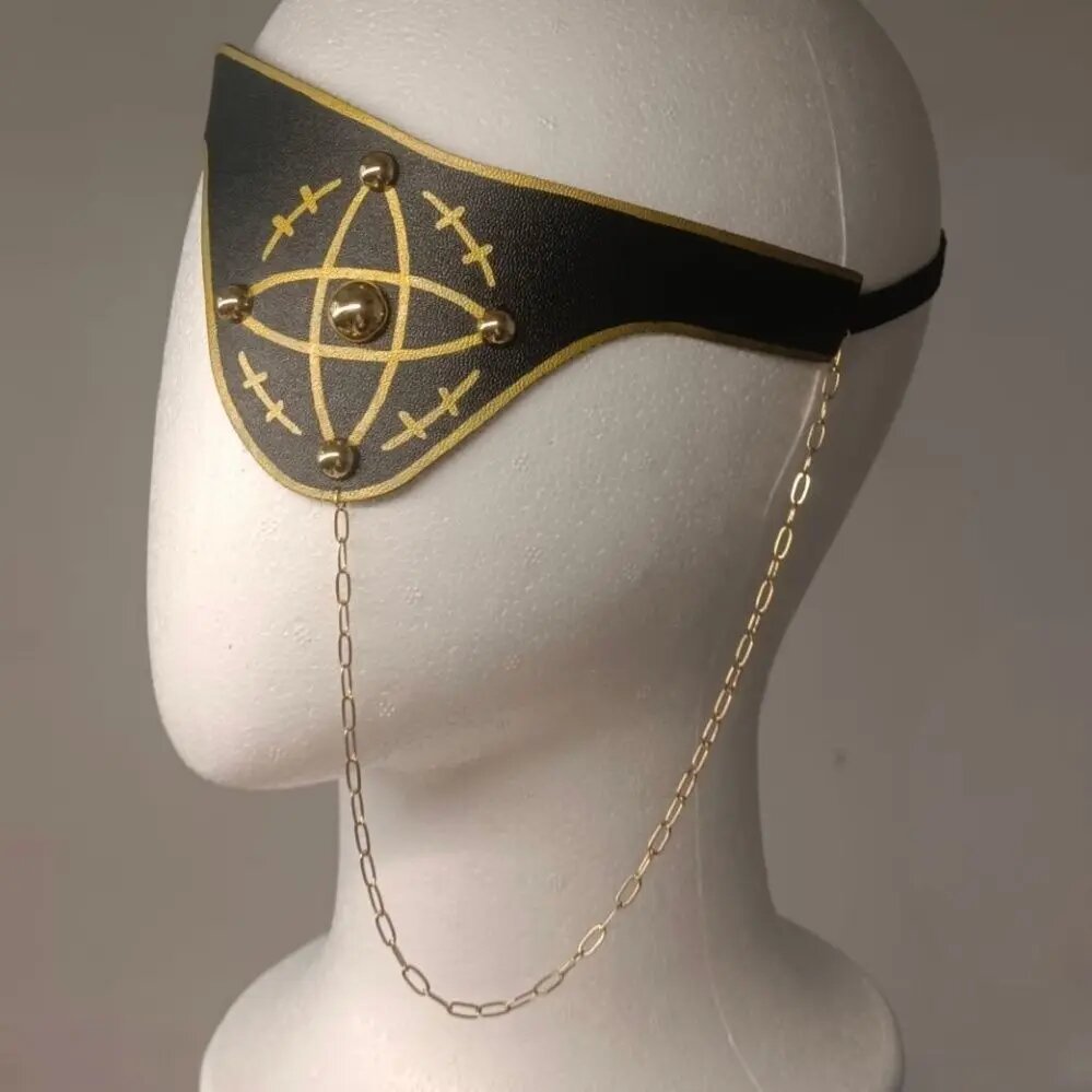 Аниме Honkai: Star Rail Anaxagoras повязка на глаз маска для глаз костюм Хэллоуин вечерние реквизит для косплея одиночная повязка на глаз для взрослых