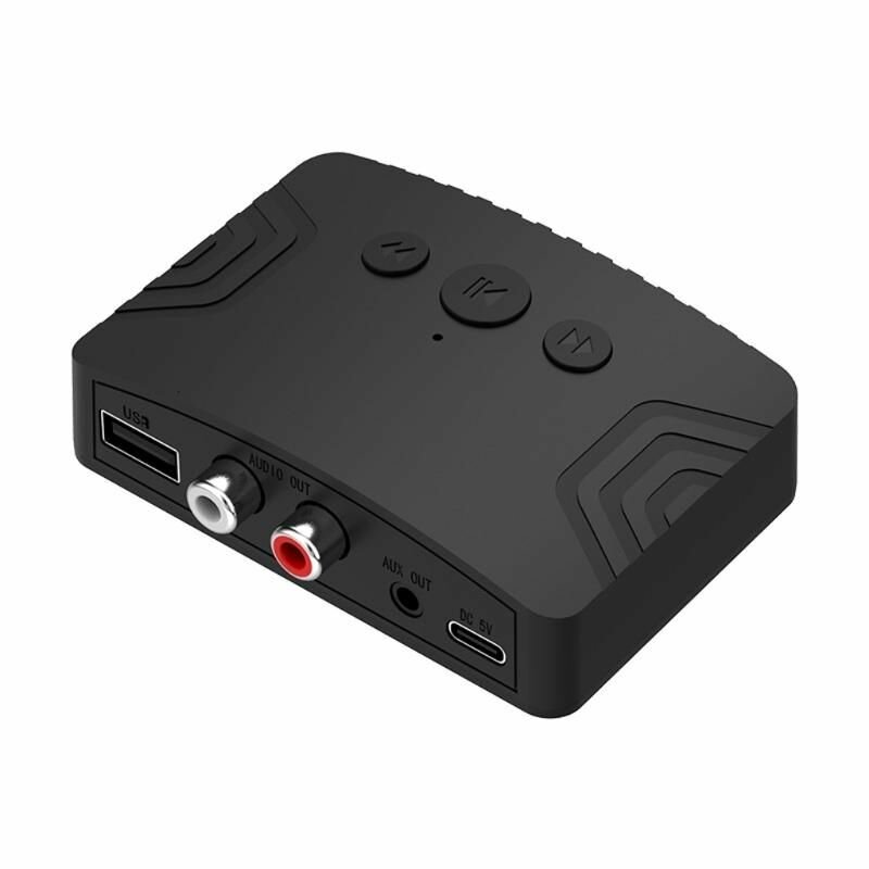 Беспроводная музыкальная приемник Bluetooth-совместимый 5,3 адаптер Udisk RCA 3,5 мм A