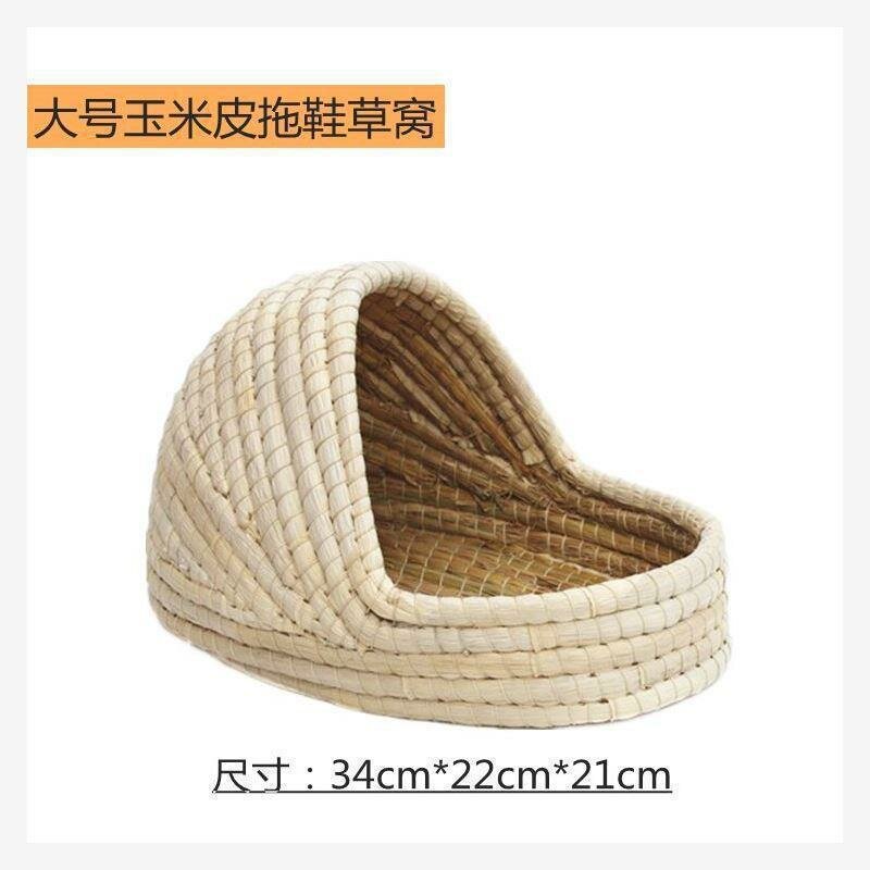 Горячая продажа SG: Соломенный плетеный курятник, гнездо для несушек, уличное птичье гнездо, травяное гнездо, гнездо для кроликов, теплое голландское свиное гнездо, использование для кроликов, голубей и перепелов