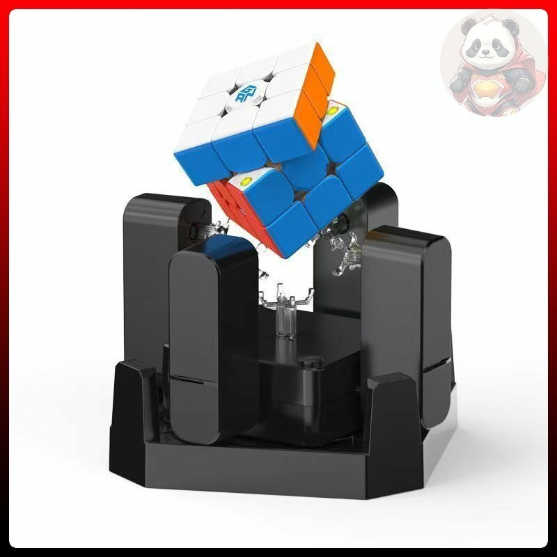 Комплект "Умный" кубик Рубика Gan 356 i Magnetic v3 + Gan Robot робот для сборки и разборки "умного" кубика Рубика