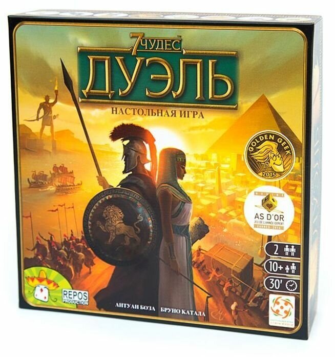 Настольная игра 7 чудес: Дуэль
