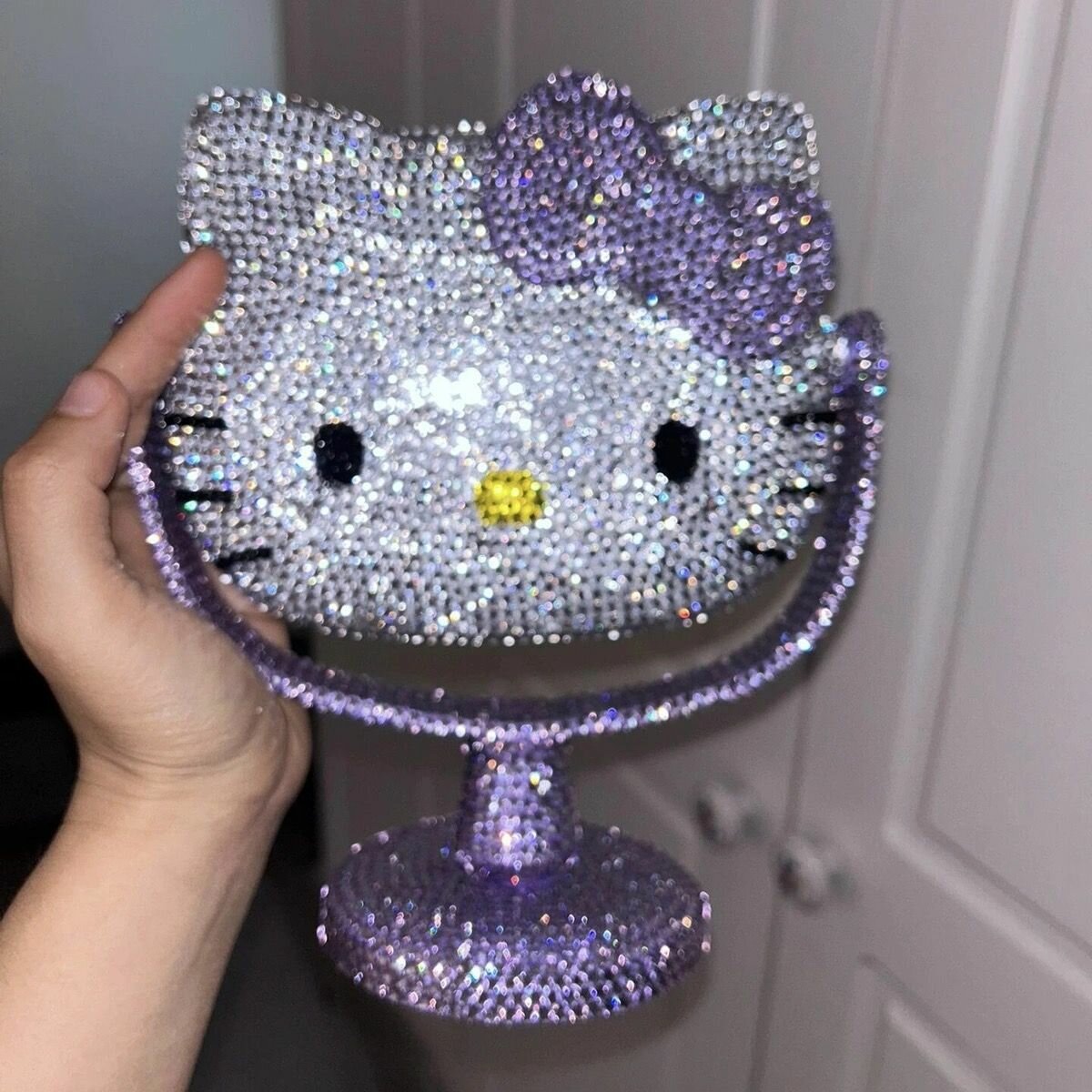 Алмазная мозаика Hello Kitty зеркало набор для творчества