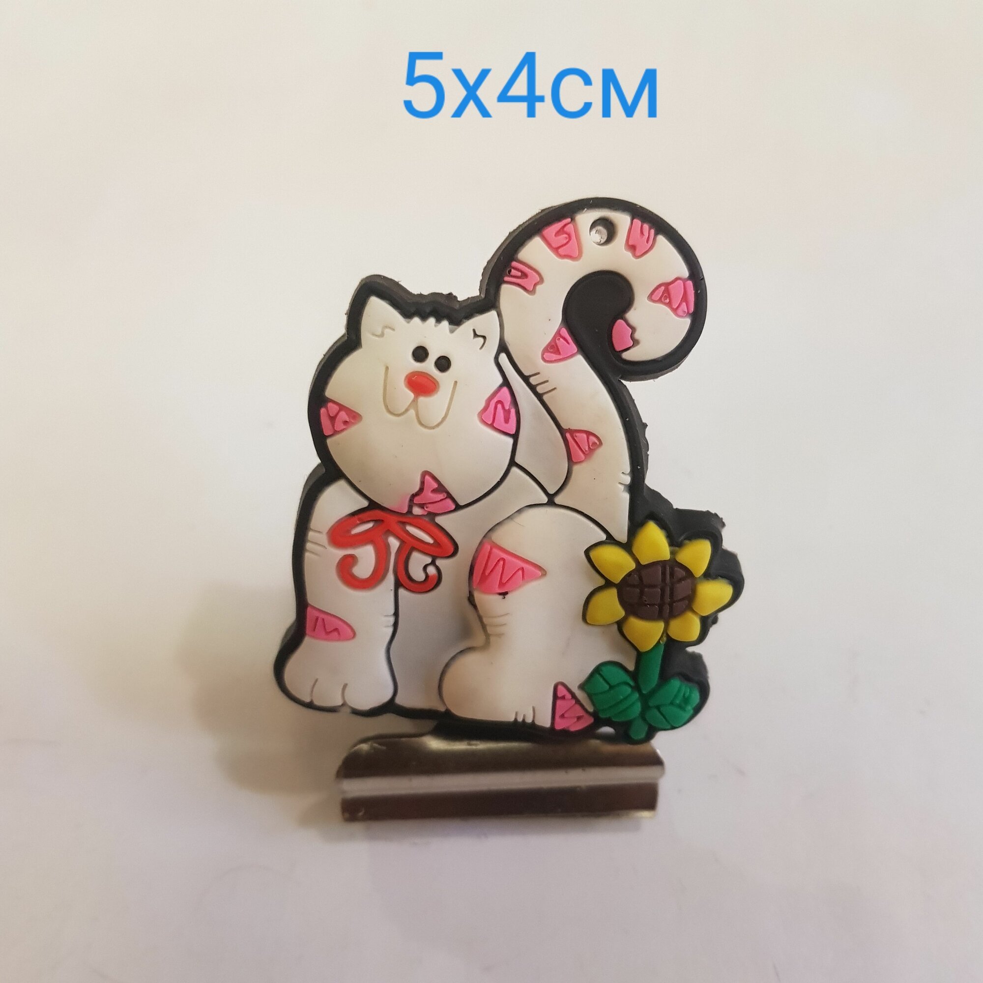 Изделие декоративное Магнит Прищепка "Кот" 5х4см, 3419С