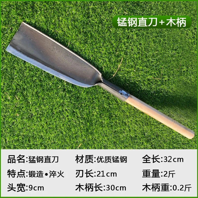 Горячая продажа мачете из марганцевой стали, старинный изогнутый нож, утолщенный пружинный сталь, кованый ручной работы, мачете Nanzhu Tree, длинный нож для расчистки гор