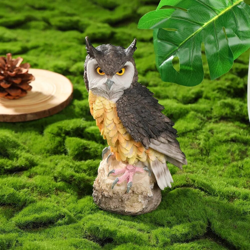 Фигурка совы из смолы, украшение для дома 17.5CM