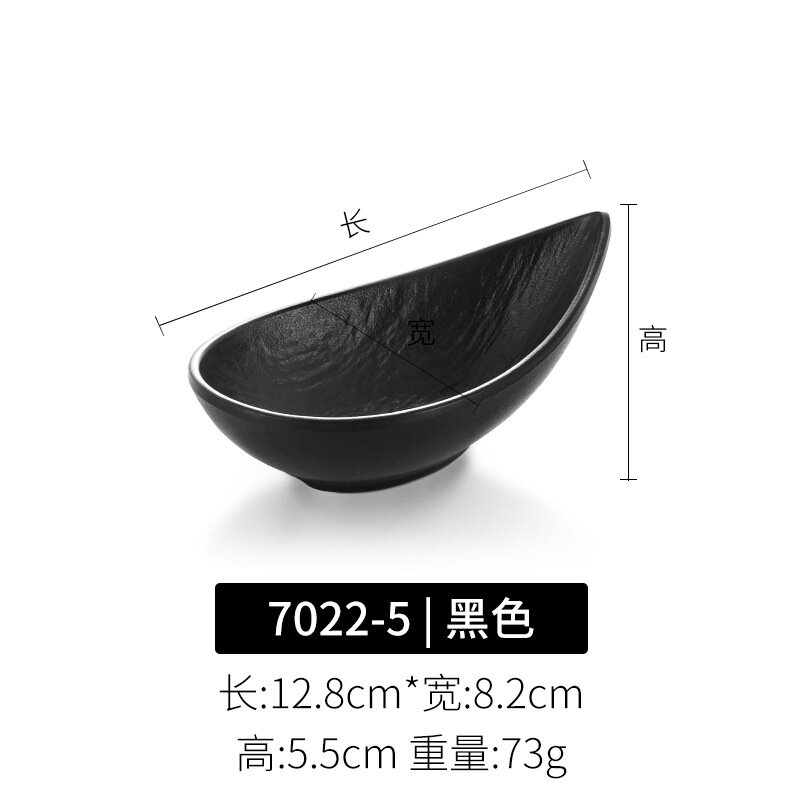 Меламин Чаша для соуса Отель Посуда Ресторан Десертная миска Тарелка для икры Приправа Маленькая миска Капля Салатница