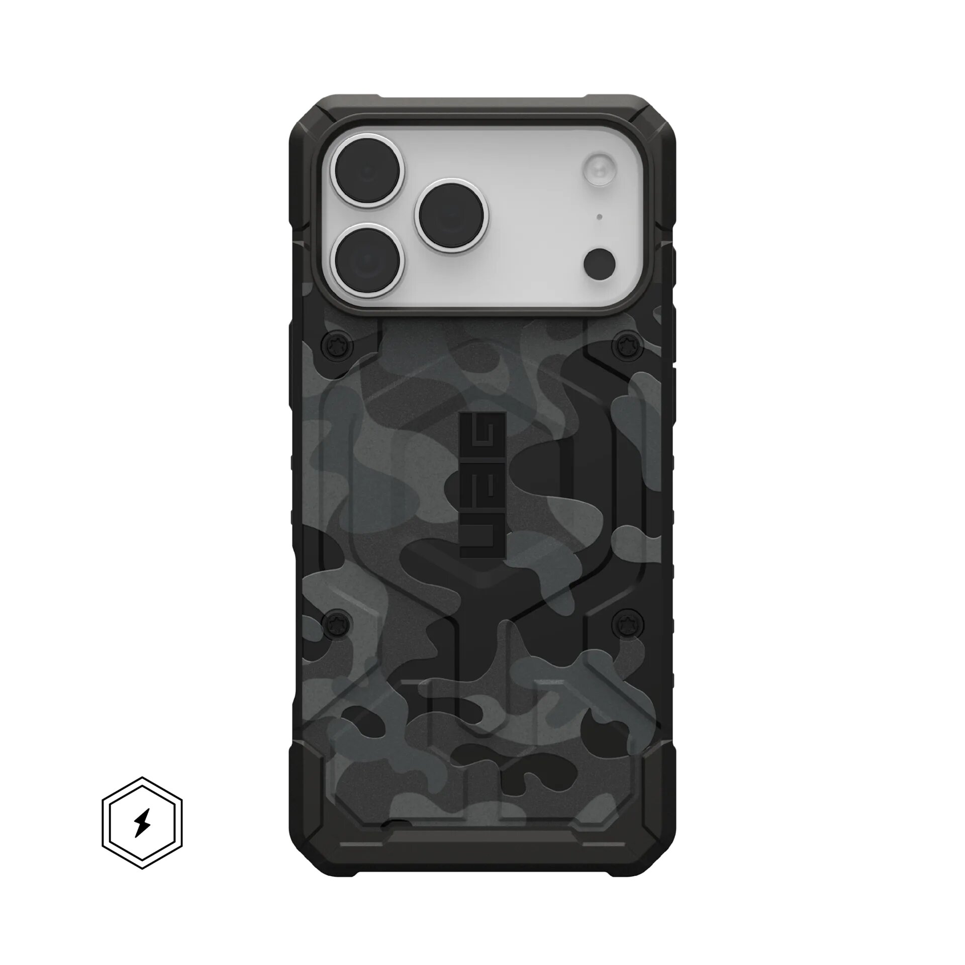 Чехол с поддержкой MAGSAFE Uag Pathfinder SE для iPhone 17 Pro Max 6.9", цвет темный камуфляж (Midnight Camo)