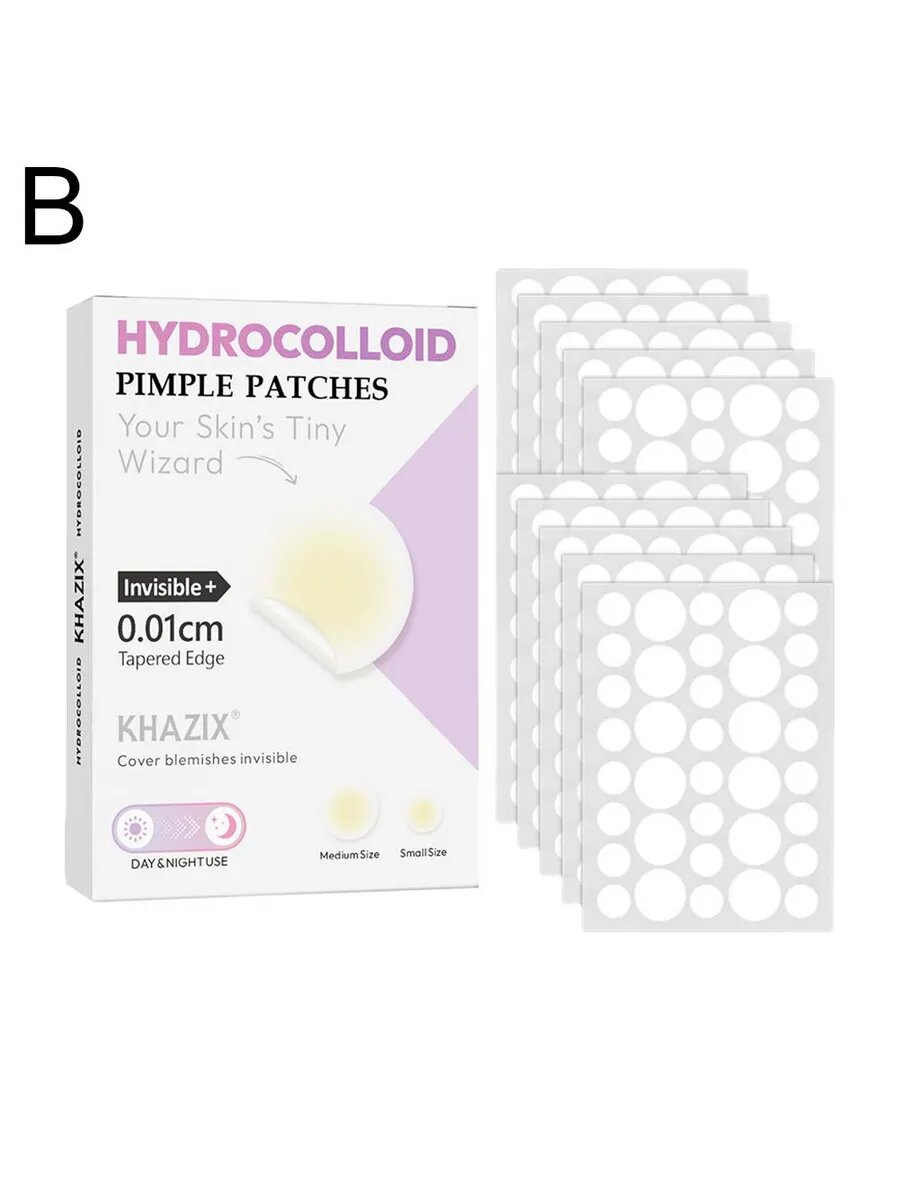 Круглые пластыри для лечения прыщей, 360 шт, невидимые