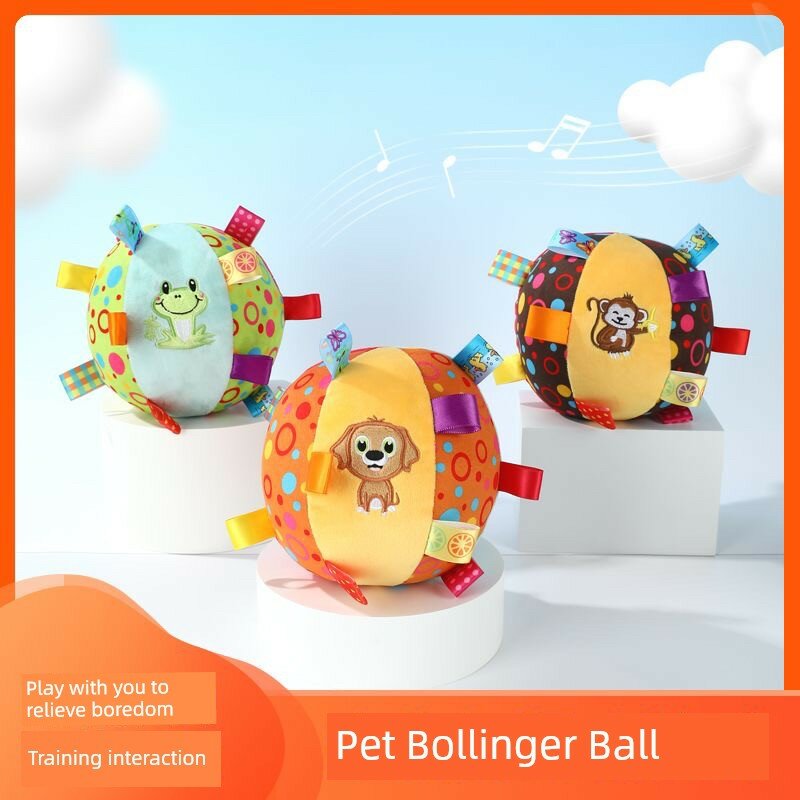 Набор игрушек с собакой и ангелом, прочный и безопасный для мелких пород, активная игра