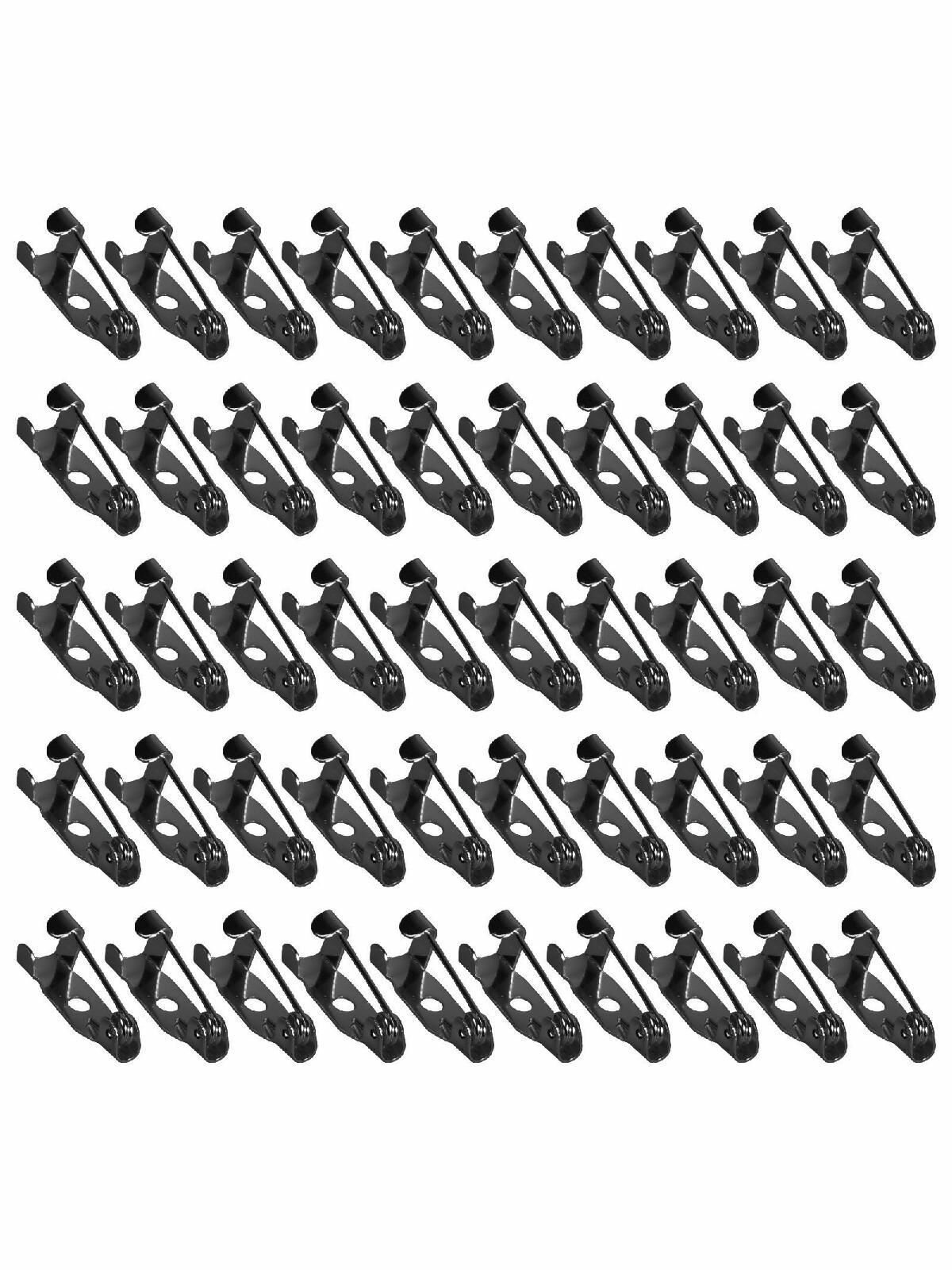 Брошки-булавки с застежкой для одежды, Черный пистолет - 15mm