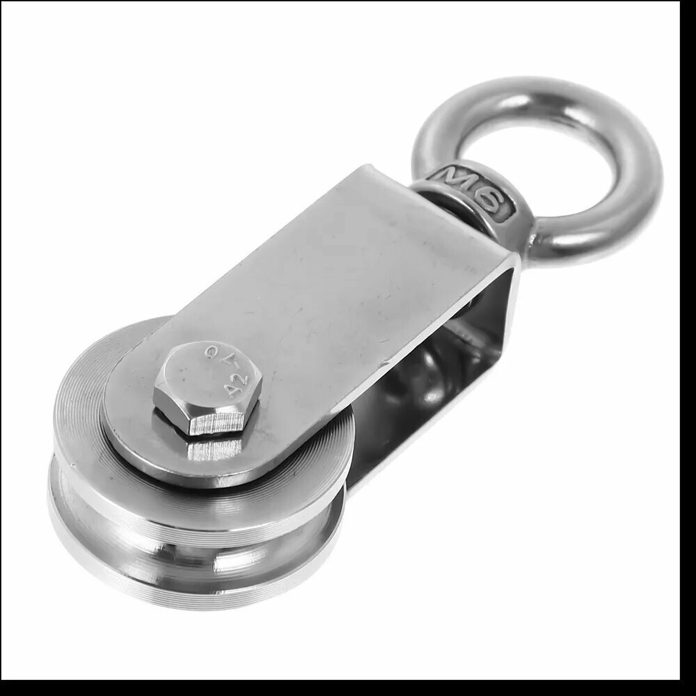 Универсальный Блок Шкива U-образный Для Фитнеса И Тренажеров 1 Пcs Серебристый 8 60X1 80X1 63Cm