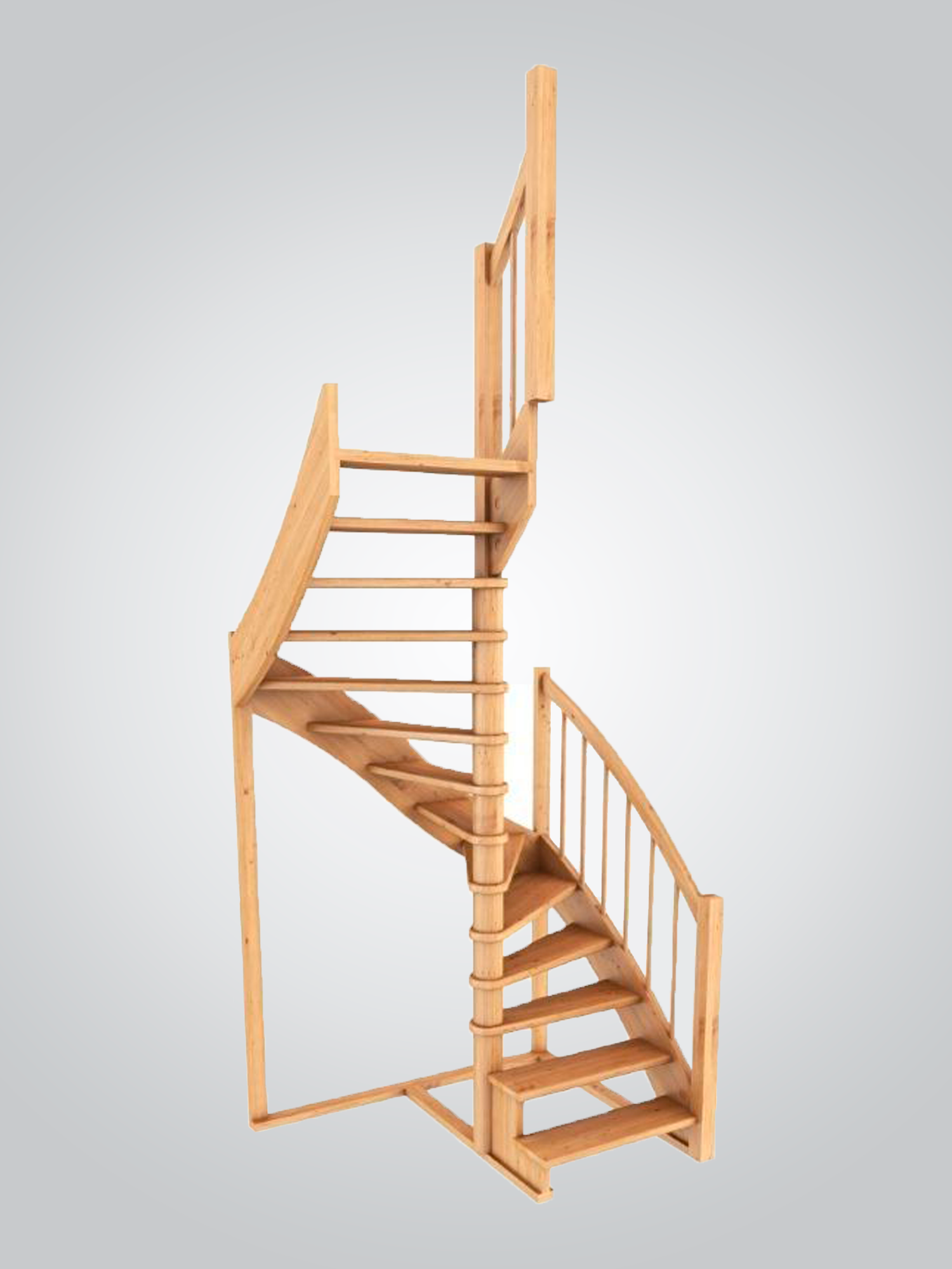 Лестница на второй этаж К-005м/2 Левая