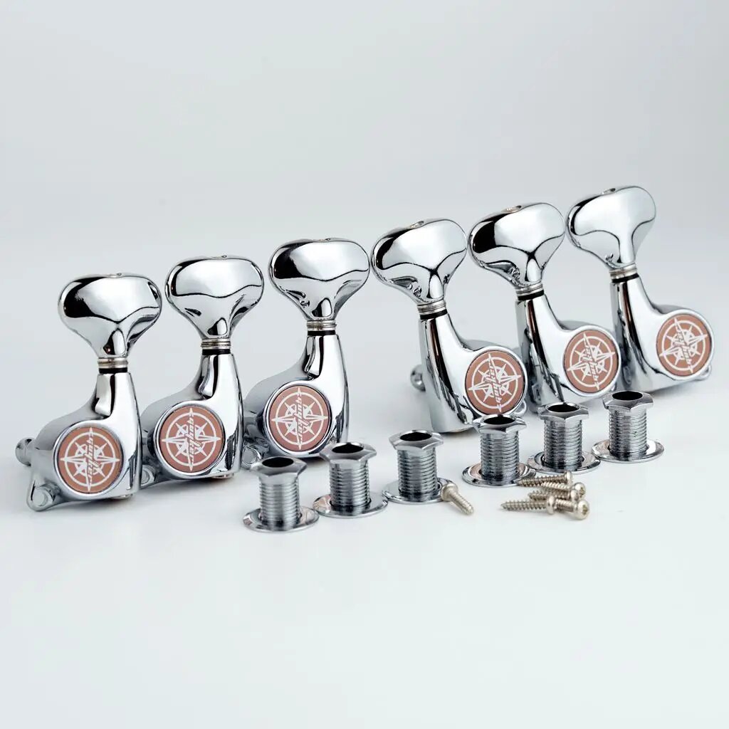 Колки для гитары Guyker 3R3L 1:21 хром