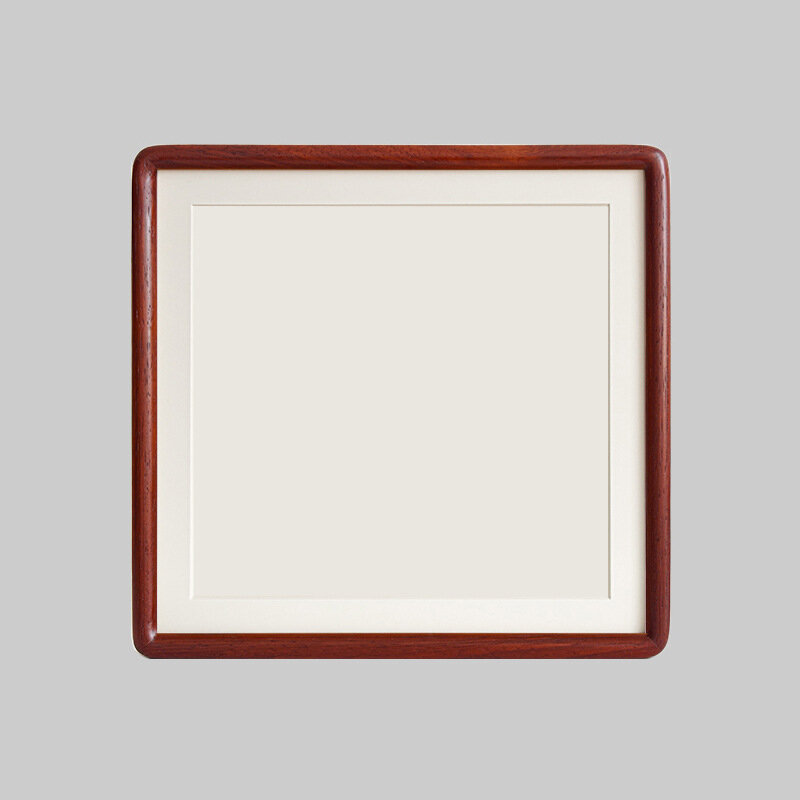 Рамка для картин из массива черного ореха, рамка в стиле D с китайской каллиграфией и живописью, ручная работа, рамка с пазами и шипами