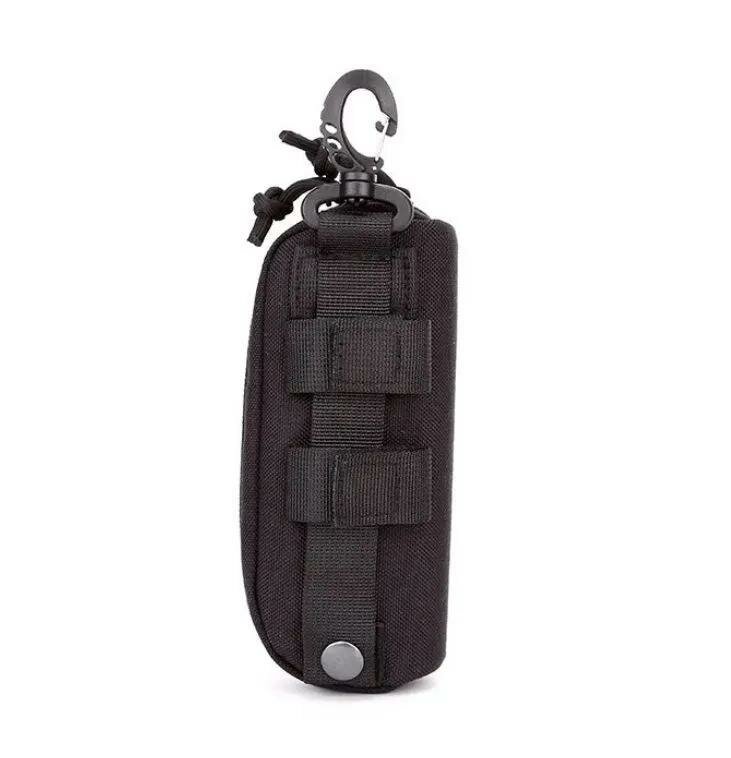 Тактический чехол для очков, нитриловый твердый чехол для очков для открыточного воздуха, чехол для солнцезащитных очков, аксессуарный мешок, мешок для хранения солнцезащитных очков, черный, белый, 17 см длина, 7 см ширина, 7 см глубина, 1 шт, карбинец,