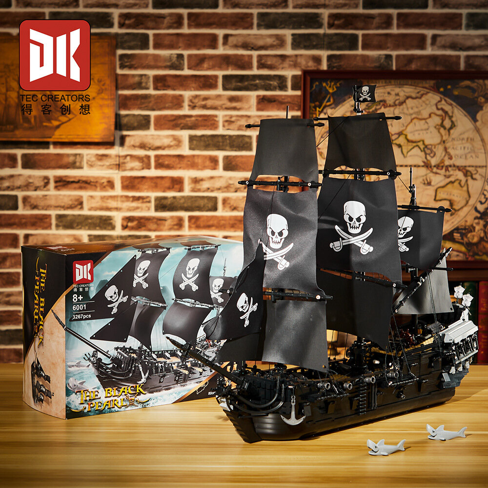 Deke 6006 Новый маршрут-Санта-Мария Коллекционная модель корабля образовательная сборка Building Block игрушка подарок на день рождения