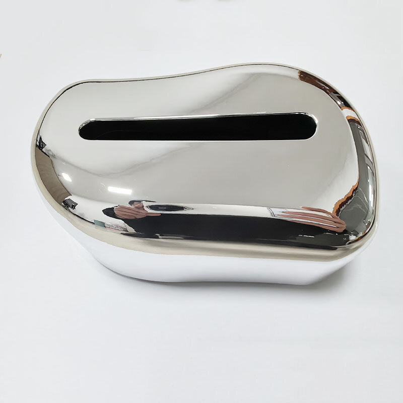 Электропокрытая коробка для салфеток для дома, гостиной, настольная креативная коробка для хранения салфеток, легкая роскошь, ретро коробка для детских салфеток