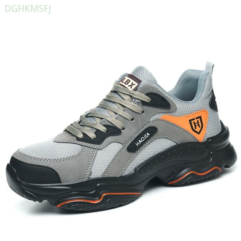 Four seasons дышащая, дезодорирующая, защищающая от ударов и проколов рабочая страховая обувь, мужская обувь, легкая, износостойкая, нескользящая рабочая обувь