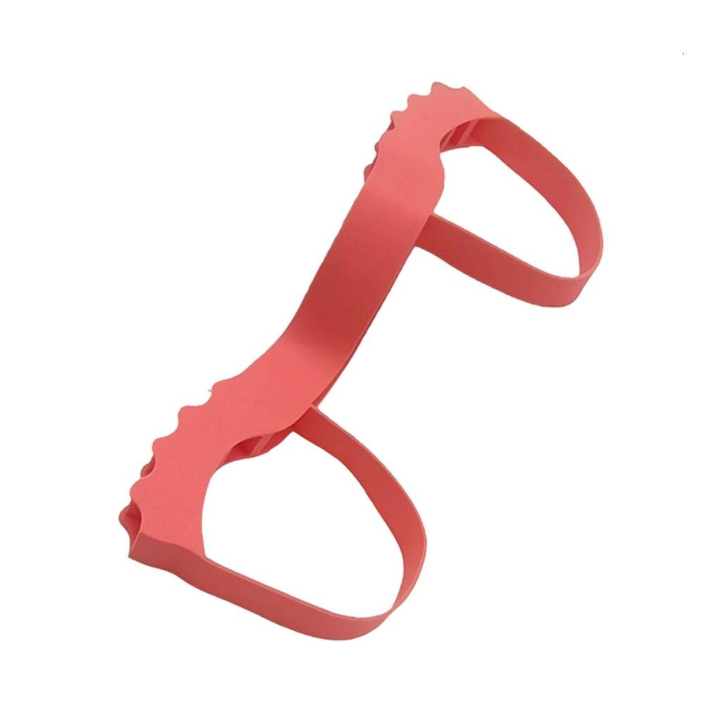 Тренировочная лента для ног, расширитель пальцев, растяжка для стопы, красный