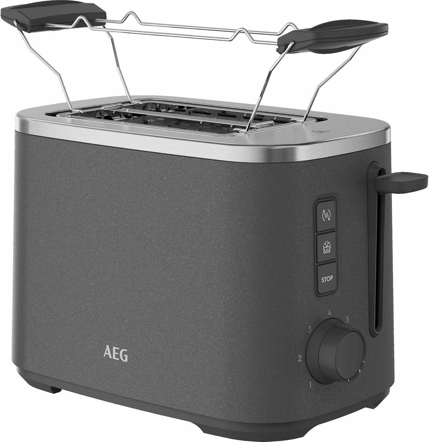 Тостер AEG Deli 5 T5-1-4AN Германия, антрацит, компактный размер