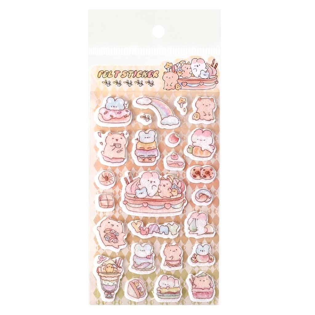 Случайные стили детских фетровых наклеек для поделок своими руками