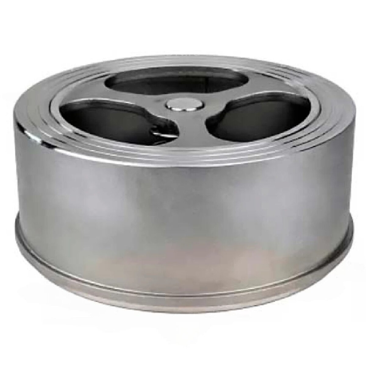 Клапан обратный DN.ru КОП-316-316-Fb Ду25 Ру40 межфланцевый, пружинный, корпус - нержавеющая сталь 316, диск - нержавеющая сталь 316, WDVF