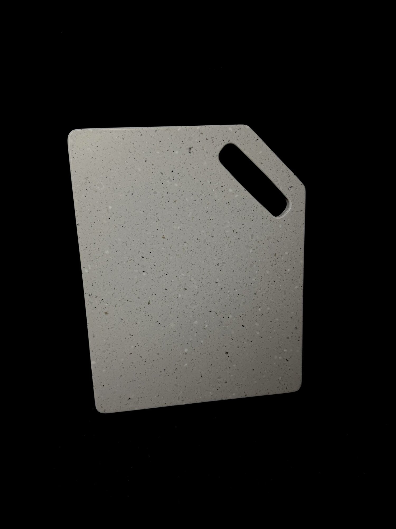 Разделочная доска "бетон" , искусственный камень, прямоугольная, двустороння, 30×24