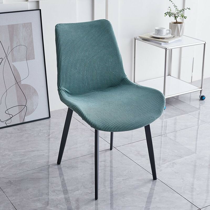 Чехол для стула stylish curved chair cover slipcover, зеленый, материал без выцветания