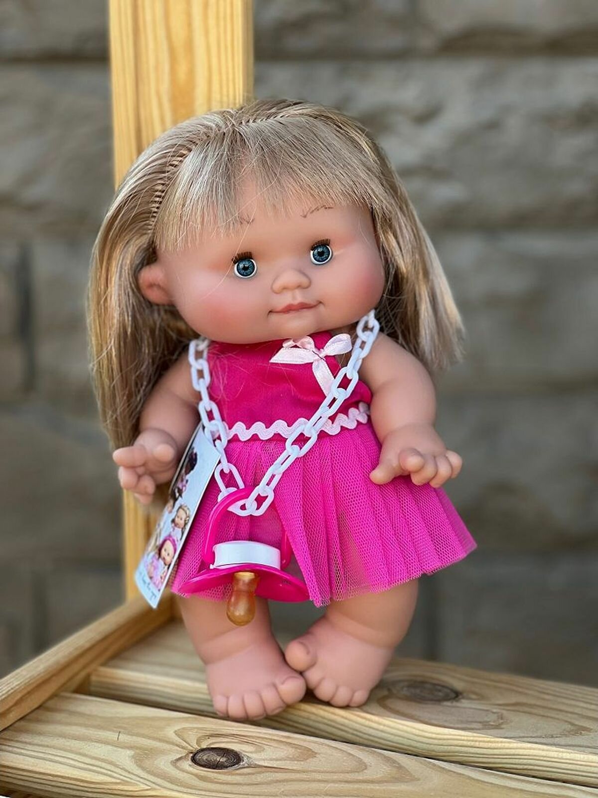 Кукла пупс для девочки 26 см Пепоте с закрывающими глазками (N804C2)