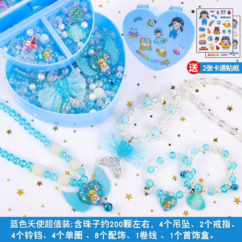 Детские бисерные материалы Детские игрушки для девочек носить бисеры ручной работы сумки ручное ожерелье подарок на