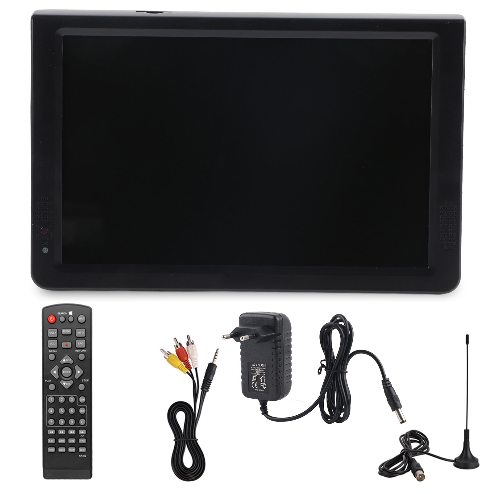 Телевизор портативный 12.1" LEADSTAR, перезаряжаемый, цветной TFT LED экран