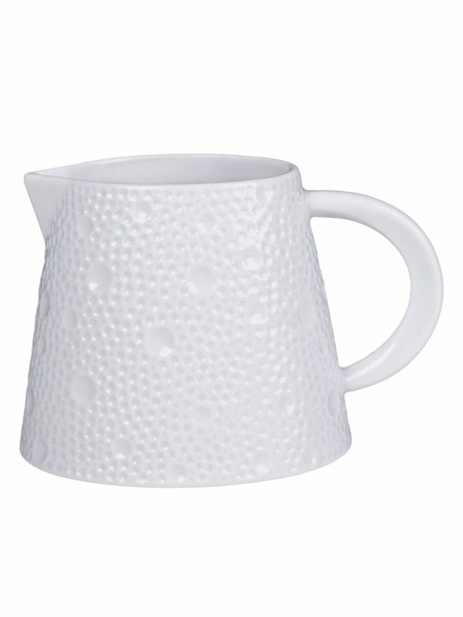 Молочник Home Chef Meteorite, 200 мл, 11.3х8 см, фарфор, белый