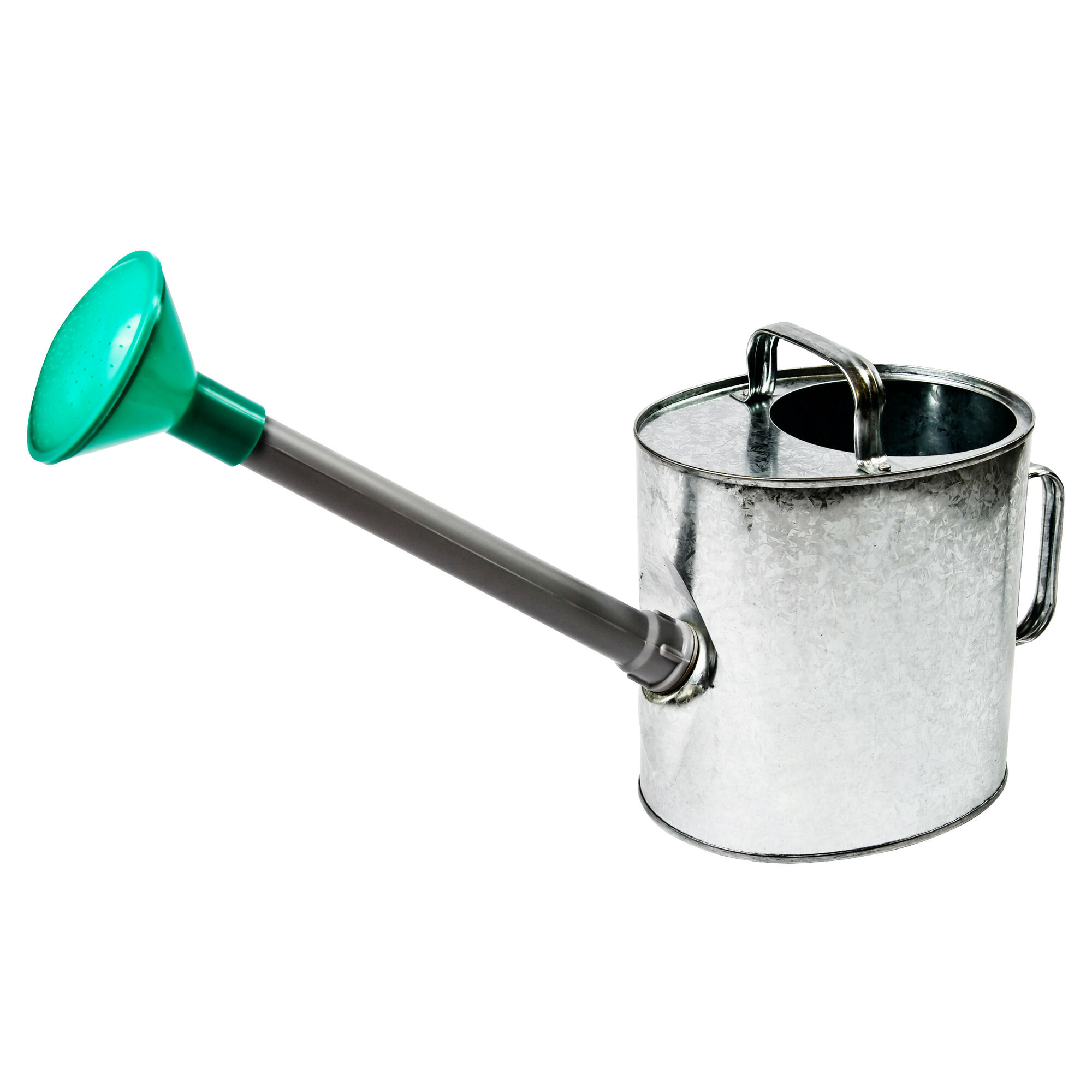 Лейка для сада и огорода, с рассеивателем, 8 л, оцинкованная