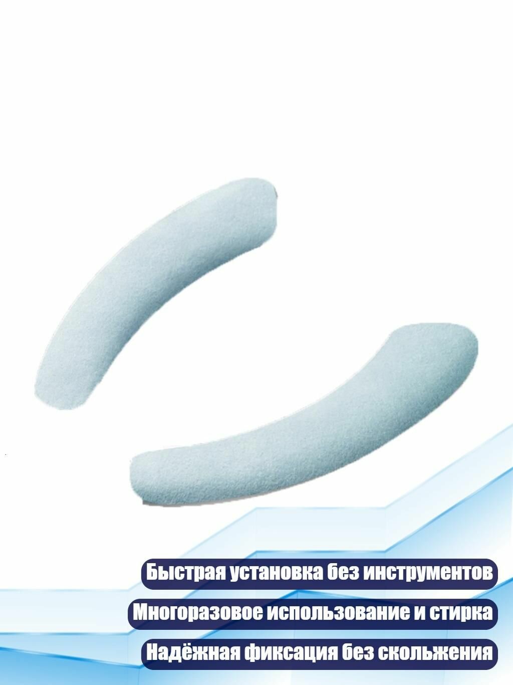 Многоразовая клеящаяся накладка на унитаз с быстрой установкой для домашнего использования, Синий - A