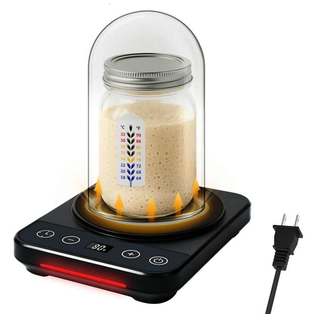 Цифровой регулятор для ферментации дрожжей и пивоварения 110 В, Черный