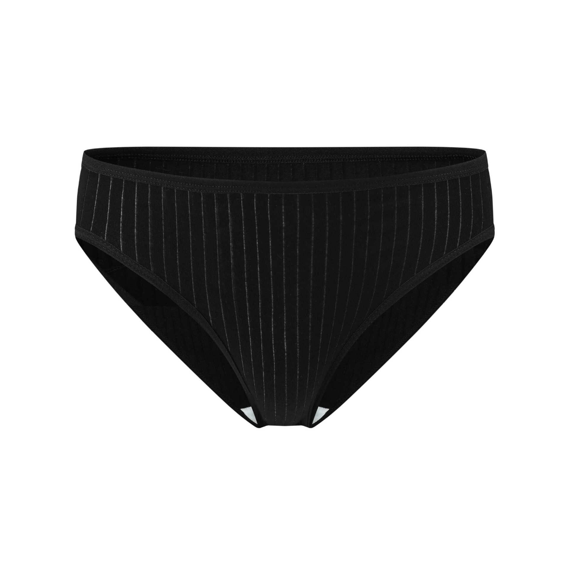 Новые женские трусики из чистого хлопка с ребристой текстурой, однотонные, средней посадки, с кружевом, дышащие, двойной слой, нижнее белье для девушек